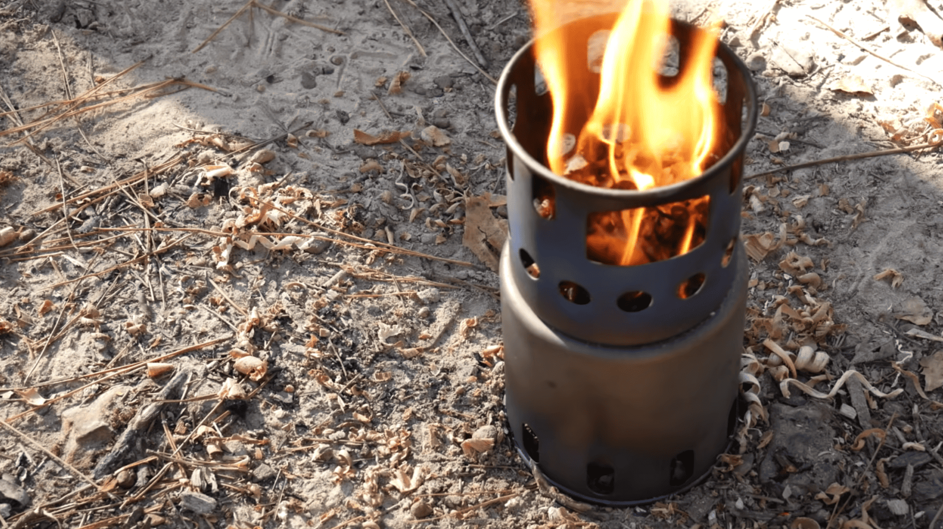Wood-burning backpacking stove - Bugout Bill