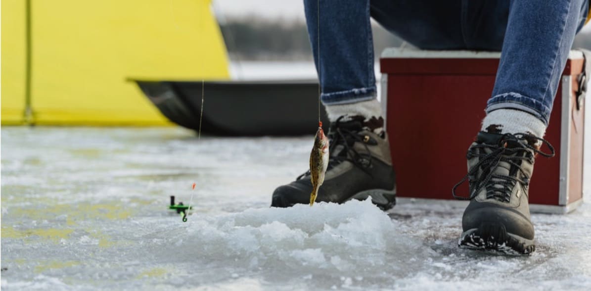 Ice fishing fishfinder - Bugout Bill